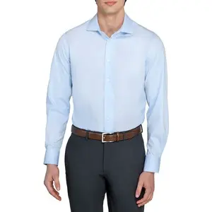 W.R.K Slim Fit Solid Reworked Dress Shirt - Light Blue