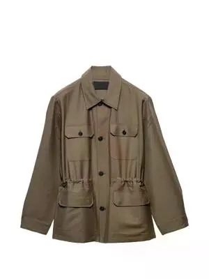 Prada Mohair And Wool Safari Jacket - Brown