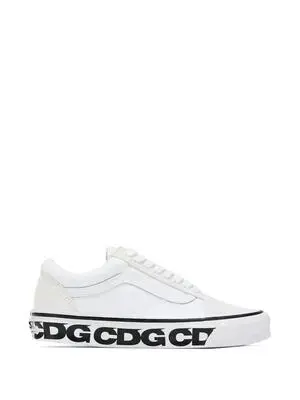 CDG X Vans Old Skool Sneakers - White
