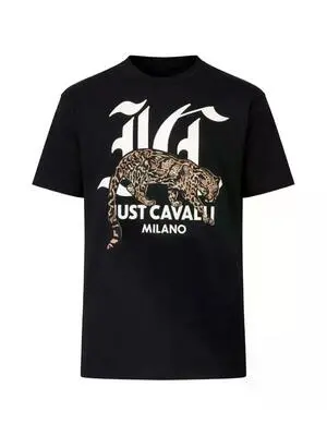 Just Cavalli Pattern T-shirts For Men