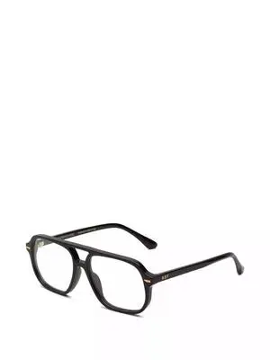 RETROSUPERFUTURE Pilot Frame Glasses - Black