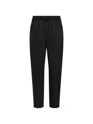 Dolce & Gabbana Drawstring-waist Trousers - Black