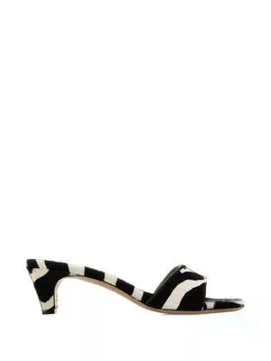 FERRAGAMO Tatiana Zebra-pattern Sandals