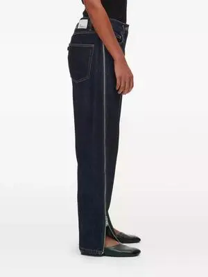 3.1 Phillip Lim Zip-detailed Straight Leg Jeans