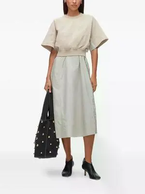 3.1 Phillip Lim Short-sleeves Midi Dress - Neutrals