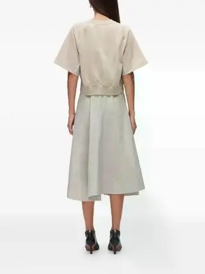 3.1 Phillip Lim Short-sleeves Midi Dress - Neutrals