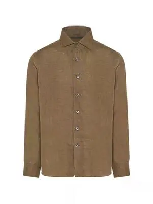Corneliani Buttoned Shirt - Brown