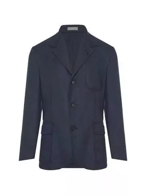 Corneliani Textured Blazer - Blue