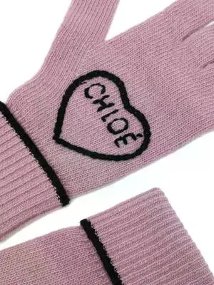 Chloé Coeur Gloves