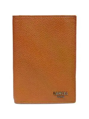 LANCEL Driver 9cc Zip-detail Leather Wallet - Brown