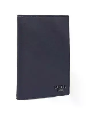 LANCEL Driver 9cc Zip-detail Leather Wallet - Blue