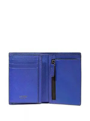 LANCEL Pebbled Zip Wallet