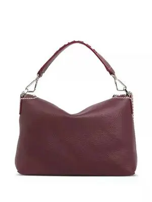 LANCEL Nino Medium Leather Shoulder Bag - Purple