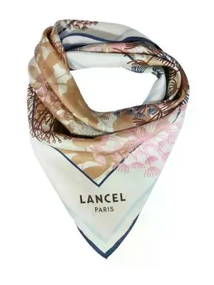 LANCEL Feux D'artifice Mofif Scarf