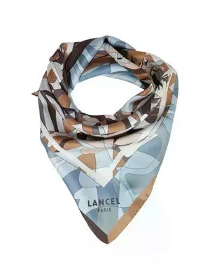 LANCEL Geometric-patterned Scarf