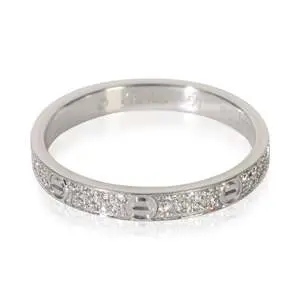 CARTIER White Gold Diamond Mini Love Ring