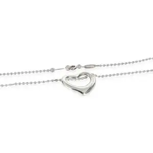 Tiffany & Co. Sterling Silver Elsa Peretti Open Heart Pendant
