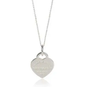 Tiffany & Co. Sterling Silver Heart Pendant Necklace - Sterling_silver
