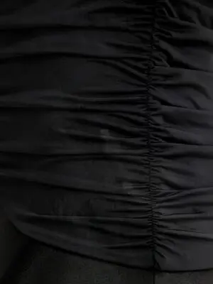 Bardot Lavanda V-neck Ruched Dress