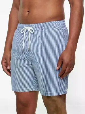 FAY Striped Drawstring Swim Shorts