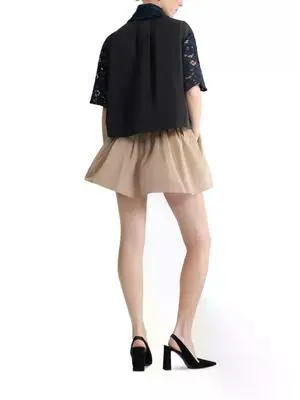 PATOU Lace Short-sleeves Shirt - Blue