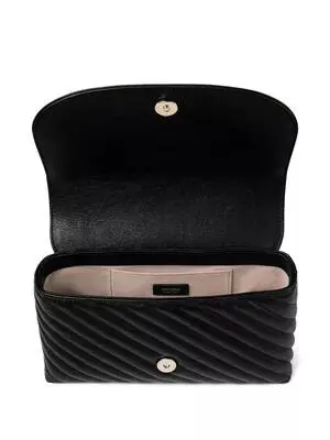 JIMMY CHOO Quilted Leather Crossbody Bag - Black