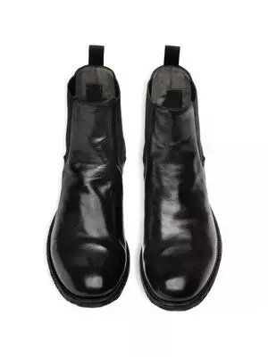 Officine Creative Pull-tab Leather Boots