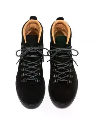 Officine Creative Lace-up Leather Boots - Black