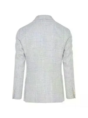 LARDINI Checked Single-breasted Blazer
