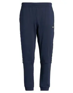 EA7 Pants Size Polyester, Cotton - Blue