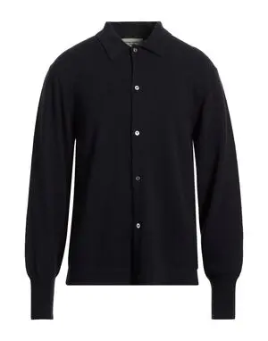 Officine Générale Virgin Wool Cardigan - Navy