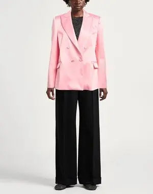 ANIYE BY Satin Double-breasted Blazer - Pink
