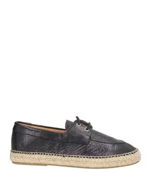 KARIDA Textured Leather Espadrilles