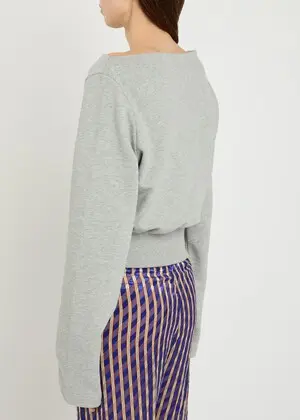 Dries Van Noten Boat-neck Cotton Jumper