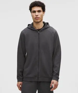 Lululemon Ease The Day Full-zip Hoodie - Heathered Black/black
