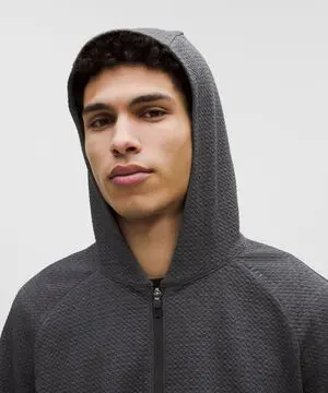 Lululemon Ease The Day Full-zip Hoodie - Heathered Black/black