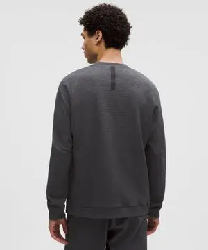 Lululemon Ease The Day Crew - Heathered Black/black