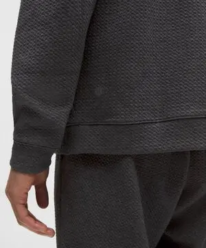 Lululemon Ease The Day Crew - Heathered Black/black