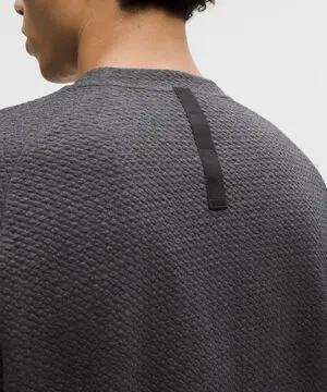 Lululemon Ease The Day Crew - Heathered Black/black