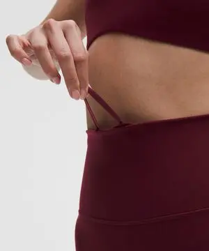 Lululemon Wunder Train No Line High-rise 6" Short - Burgundy Bay
