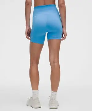 Lululemon Wunder Train No Line High-rise 6" Short - Ocean Wave