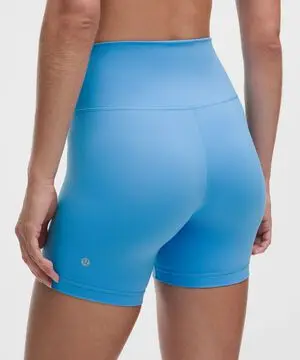 Lululemon Wunder Train No Line High-rise 6" Short - Ocean Wave