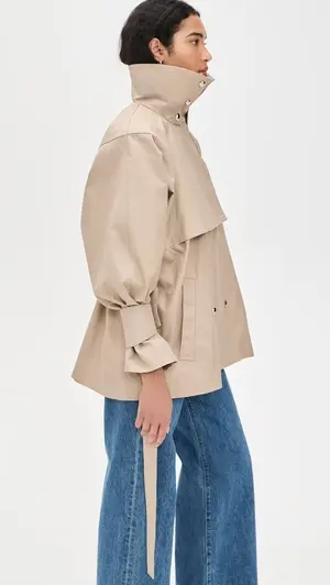 IRO PARIS Ralya Short Belted Trench Coat