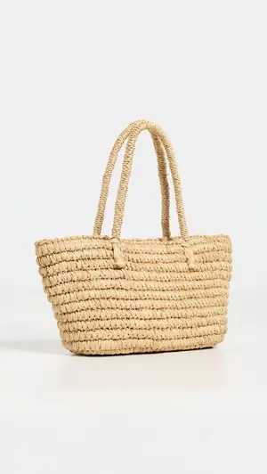 Hat Attack Anora Mini Raffia Bag