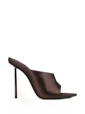LE SILLA 120mm Futura Mules - Brown