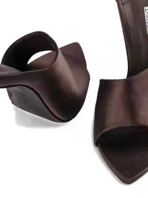 LE SILLA 120mm Futura Mules - Brown