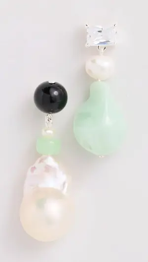 Completedworks Baroque Glass Bead Earrings