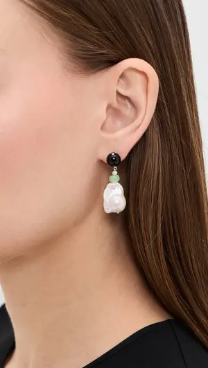 Completedworks Baroque Glass Bead Earrings