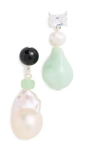 Completedworks Baroque Glass Bead Earrings
