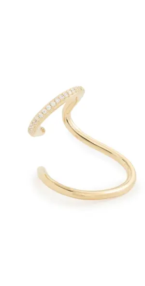 OTIUMBERG Pave Sonder Ear Cuff - Gold
